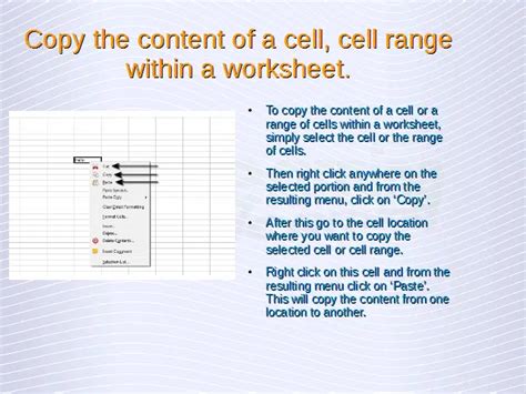 Copy Move Delete Spreadsheet Cells