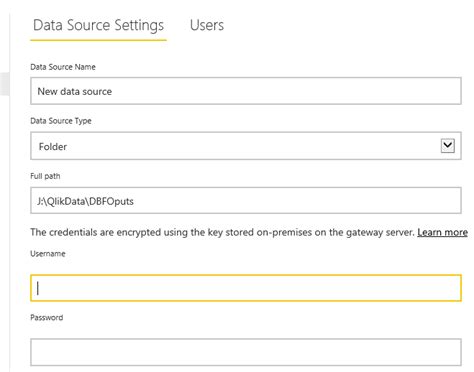 Data Source Credentials For A Folder Microsoft Fabric Community