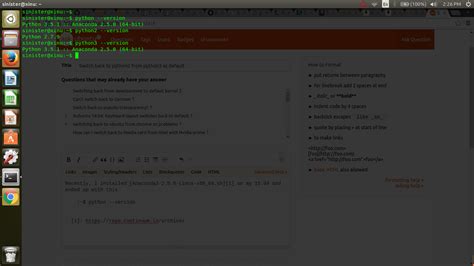 Python How Do I Switch Back To Python After Anaconda Set Python As The Default Ask Ubuntu