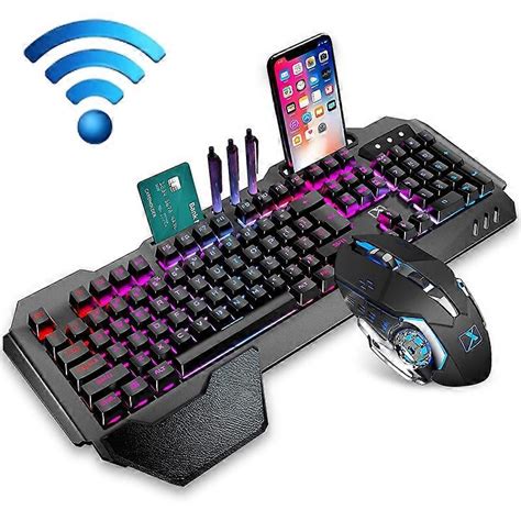 K680 Rgb Rechargeable Gaming Wireless Keyboard And Mouse Set Fruugo Uk