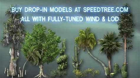 introducing speedtree for ue4 youtube