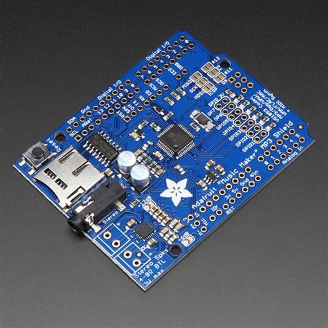 Adafruit Music Maker Mp3 Shield W3w Stereo Amp Pimoroni