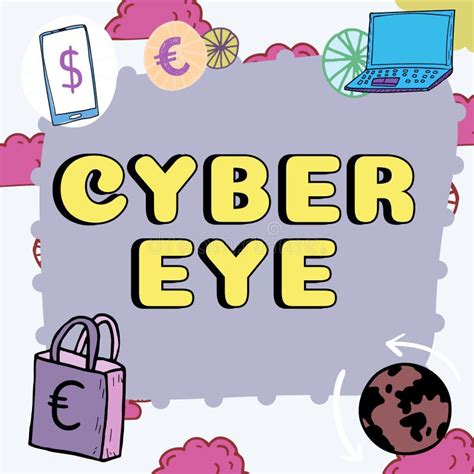 Conceptual Display Cyber Eye Business Approach Tool Engages In Building Smart Technologies In