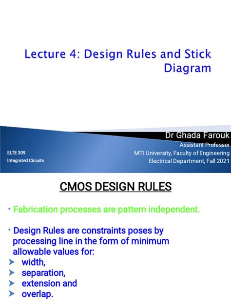 Lecture 5 Pdf Integrated Circuit Cmos