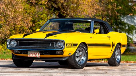 Bright Yellow 1969 Ford Mustang