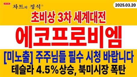 에코프로비엠 주가전망 5분전 긴급 속보 테슬라 5 급상 에코프로비엠 2차전지에 미출수 있는 영향 주주님들 必수시청 바랍니다 Youtube