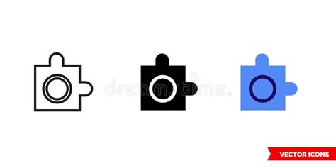 Camera Addon Icon Of 3 Types Color Black And White Outline Isolated Vector Sign Symbol Stock
