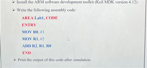 Solved Install The Arm Software Development Toolkit Keil