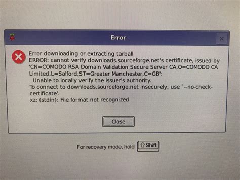 cannot download dietpi due to certificate error · issue 183 · procount