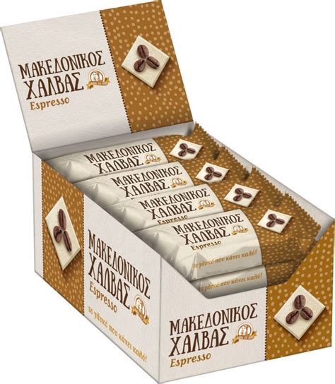 Халва HAITOGLOU батончик кофе экспрессо MACEDONIAN HALVA карт/уп 40 г ...