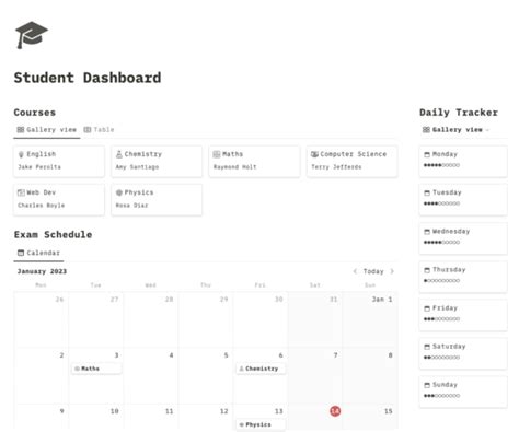 Aesthetic Free Notion Templates For Students Inspiration Productivity For Everyone