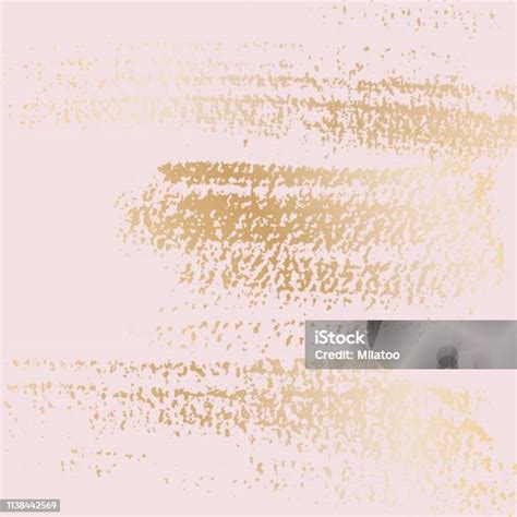 추상 부드러운 분홍색 그런 지 Pattina 효과 파스텔 복고풍 텍스처에 세련 된 세련 된 반짝이 골드 브러시 스트로크 배경 디자인에 대 한 벡터에서 만든 0명에 대한 스톡