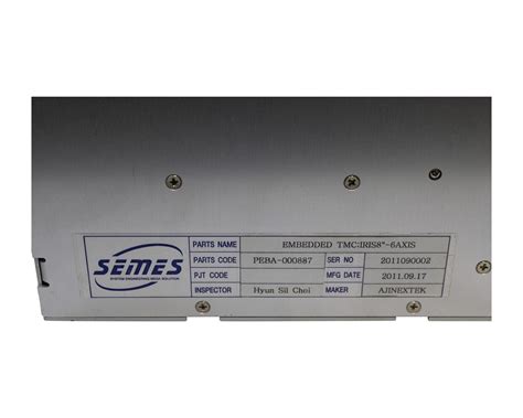 Semes Embedded Process Module Controller 2011090002 Embedded Tmc Iris8