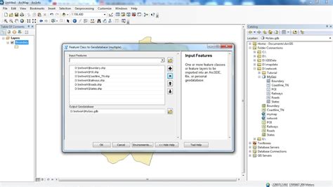Convert Shapefile To Geodatabase In Arcgis Youtube