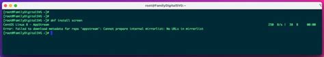 Hướng Dẫn Fix Lỗi Failed To Download Metadata For Repo Appstream Diễn Đàn Chia Sẻ
