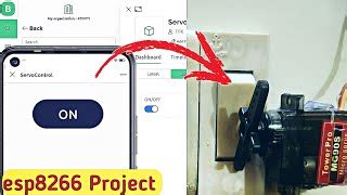 How To Control Servo Motor Using Blynk Iot And Esp8266 Servo Motor Control With Blynk Tech