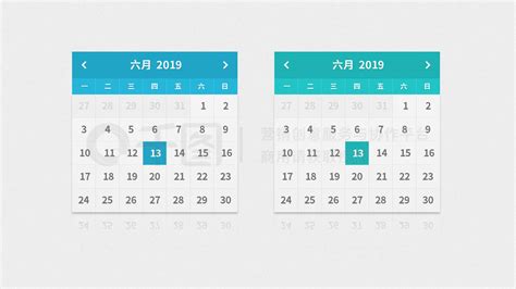 日历控件网页ui日历控件图片模板免费下载psd格式1620像素编号12650594 千图网