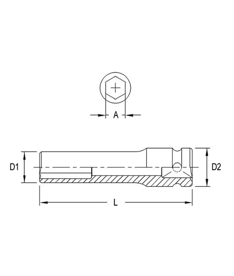 1 2 Dr 11 16 Extra Deep Impact Socket 127mml Genius
