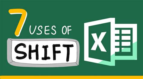 7 Uses Of SHIFT Key In Excel Blows Your Mind Dollar Excel