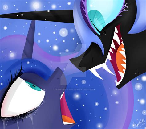 Confrontation Luna And Night By Dragonfoxgirl On DeviantArt