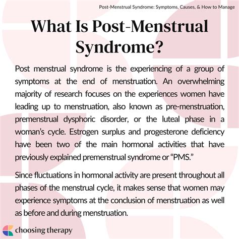 Why Do I Feel Awful After My Period