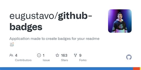 Github Eugustavogithub Badges Application Made To Create Badges For