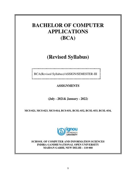 Bca Semester Iii Assignments 2021 22 Pdf C Databases