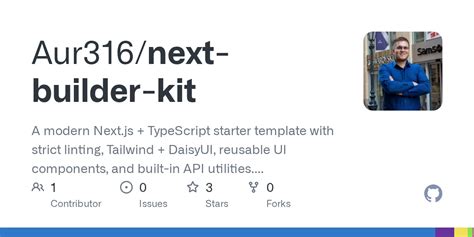 Github Aur316next Builder Kit A Modern Nextjs Typescript Starter