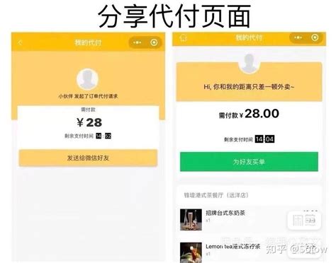 餐饮小程序，外卖小程序，外卖代付，有外卖好友代付功能，美团外卖，跟美团代付一模一样 知乎