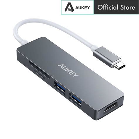 Aukey Cb C In Usb C Hub With K Hdmi Port Usb Ports Sd