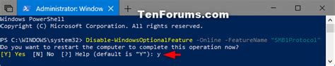 enable or disable smb1 file sharing protocol in windows tutorials
