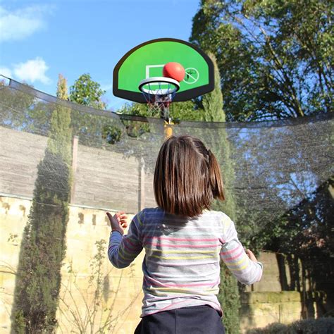 SKOK 12FT Trampolines,800LBS Trampolines for Kids with Basketball Hoop ...