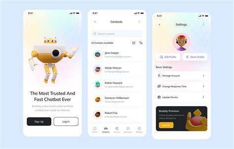 Chatbot App Design On Behance