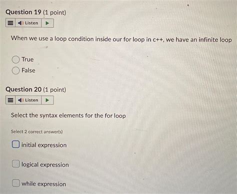 Solved When We Use A Loop Condition Inside Our For Loop In