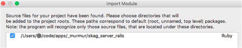 Ruby Rubymine Rails Server Launcher Wasnt Found In The Project