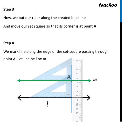 Construction Of A Line Parallel To A Given Line Through A Point Not