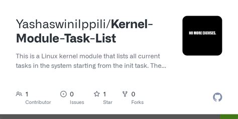 GitHub YashaswiniIppili Kernel Module Task List This Is A Linux Kernel Module That Lists All