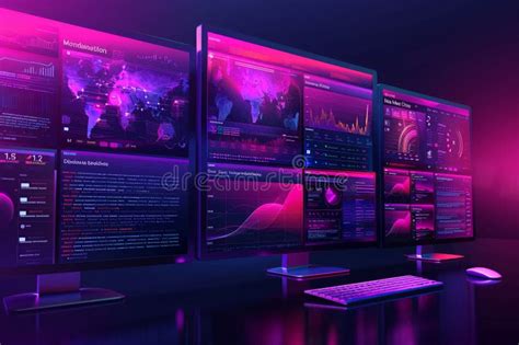Dynamic Display Of A Web App On Multiple Screens Clean Lines Broad