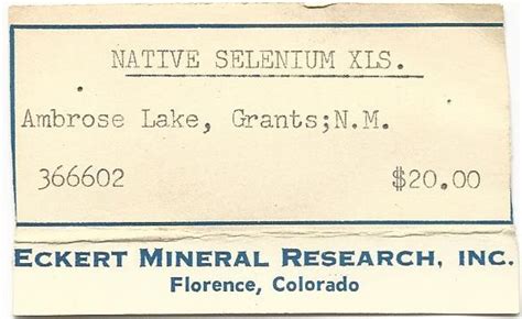 Selenium Mineral Specimen For Sale