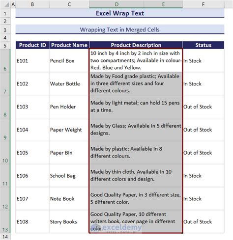 How To Wrap Text In Excel Wrap Unwrap Fix Issues Exceldemy
