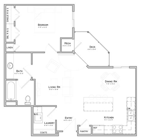 Floor Plans The Knock Apartments For Rent In North Lincoln Ne