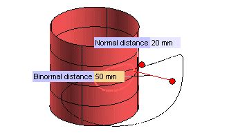 Job Inserting An Offset Curve On A Surface
