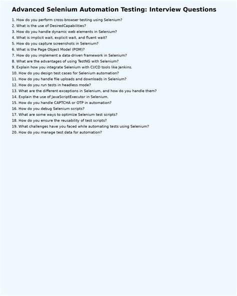 Nisa Yasmin Sk On Linkedin Selenium Automationtesting Interview