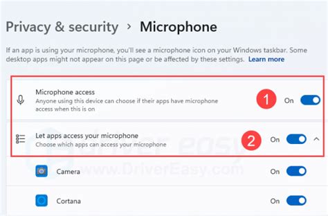 How To Fix Windows Microphone Not Working Driver Easy