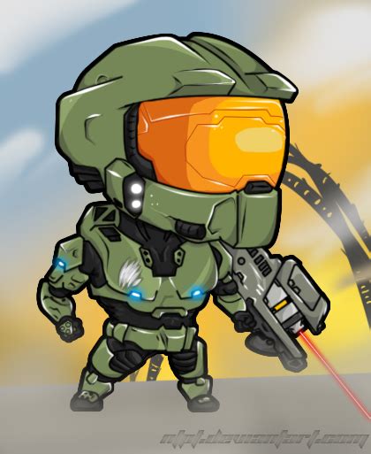 Drawing Chibi Master Chief