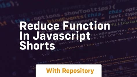 Reduce Function In Javascript Shorts Youtube