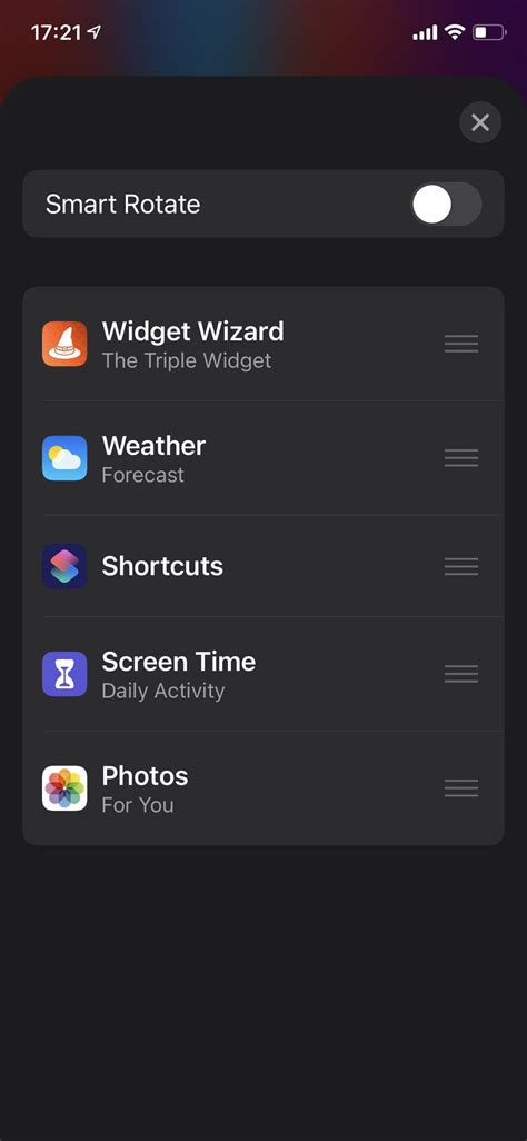 There Should Be An Option To Add New Widget When Editing A Widget Stack