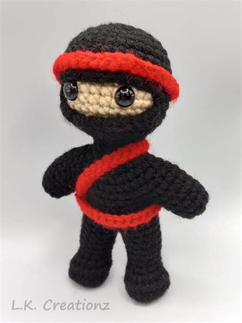 Ninja Amigurumi Crochet Pattern Etsy