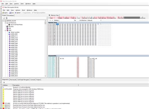 attempting to decompile dos commander keen 4 · issue 1287 · uxmal reko