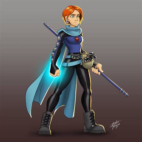 Future Adult Gwen Tennyson Redesign Blue Magic A By Tacticalochoa122